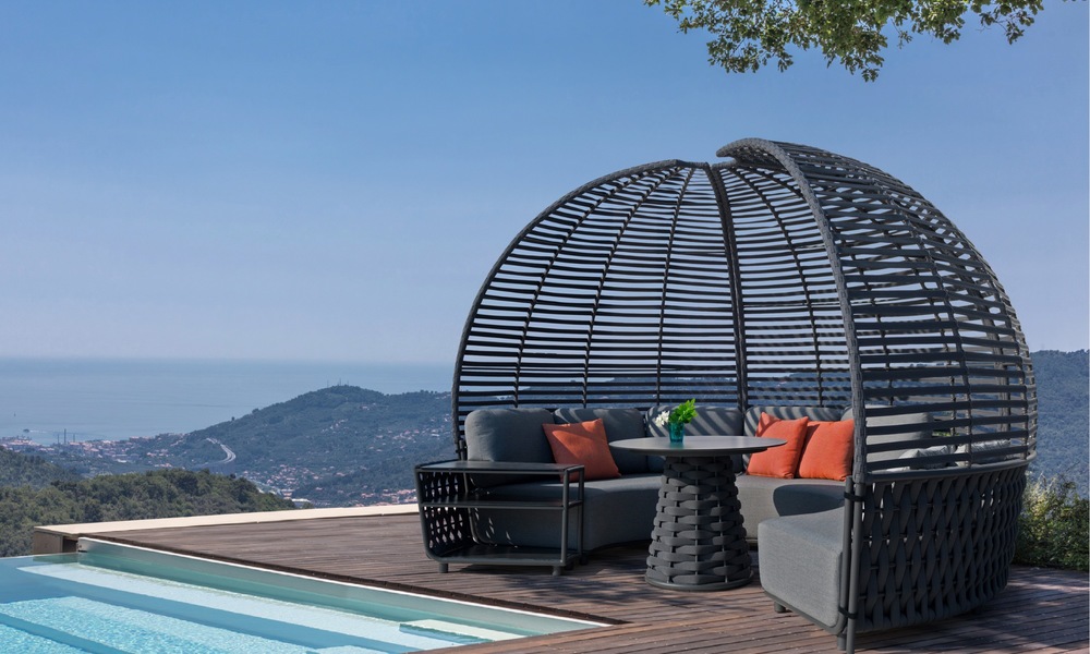 Container Door Ltd | Dreamweaver Curved Pavilion Sofa Set #1