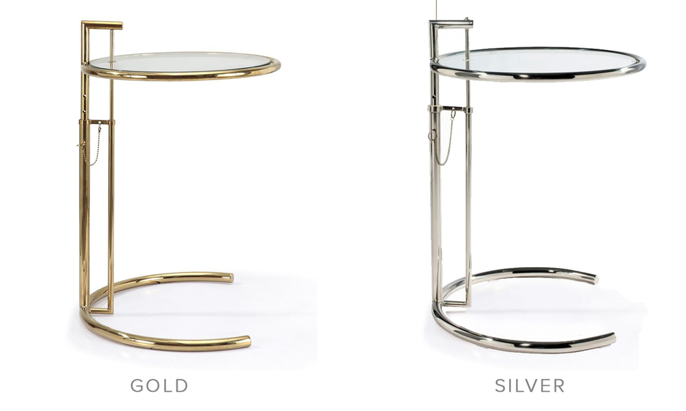 Container Door Ltd | Replica Eileen Grey Side-Table - Silver #11