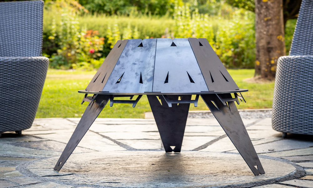 Container Door Ltd | Crucible Fire Pit and BBQ #1