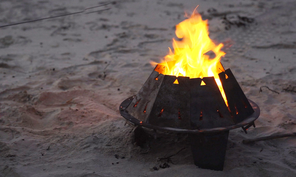 Container Door Ltd | Crucible Fire Pit and BBQ #1