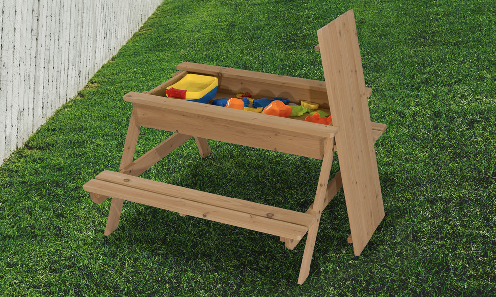 Container Door Ltd | Children's Picnic Table with Sandbox #1