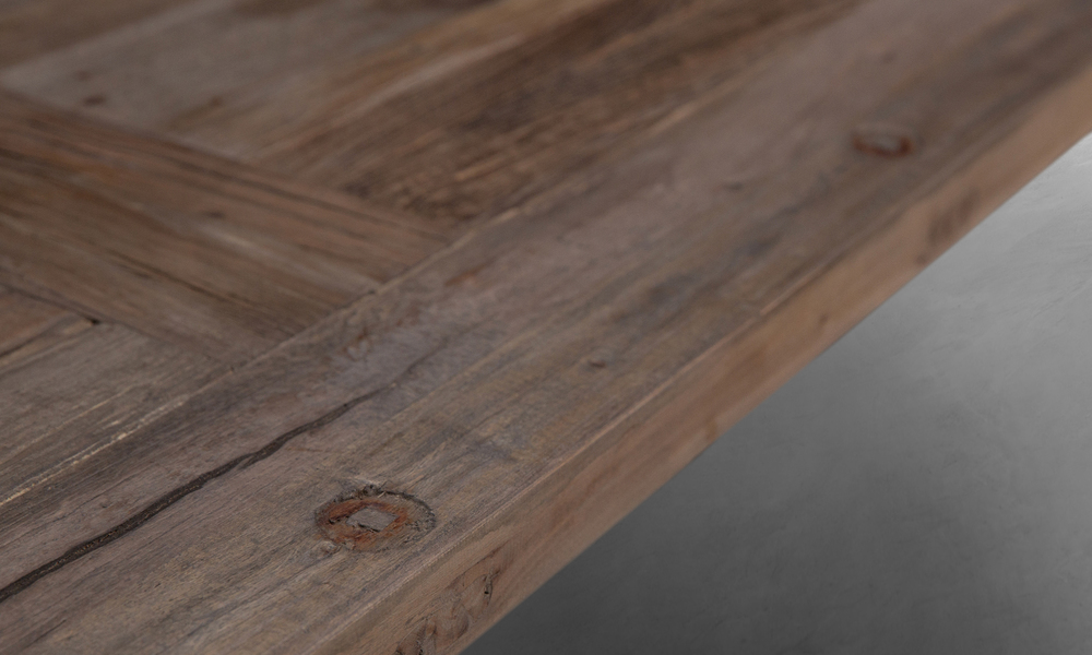 Container Door Ltd | Recycled Elm Dining Table #12