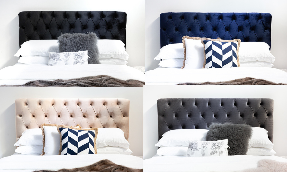 Container Door Ltd | Kingston Velvet Tufted Headboard #4