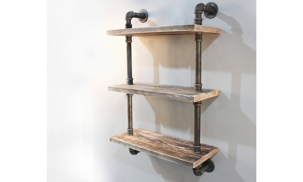 Container Door Ltd | Artiss Industrial Pipe Floating Shelves #2