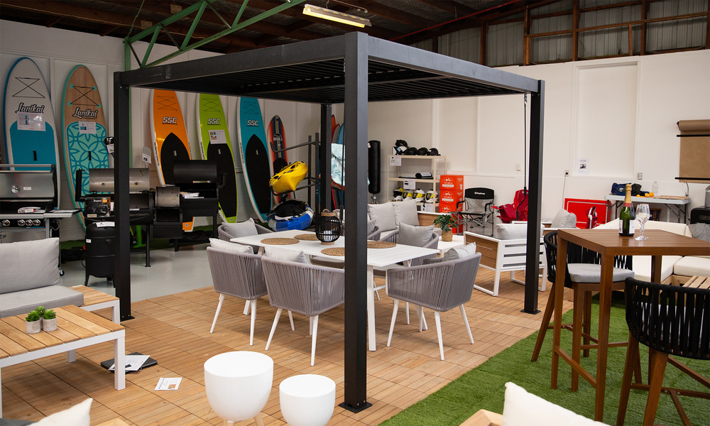 Container Door Ltd | Aluminium Pergola 294 x 294 Matte Grey #5