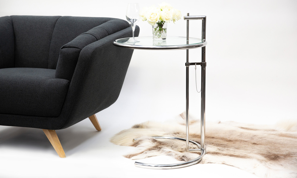 Container Door Ltd | Replica Eileen Grey Side-Table - Silver #24