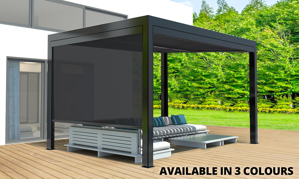 Container Door Ltd | Pergola Drop Down Screen - Two Sizes #2