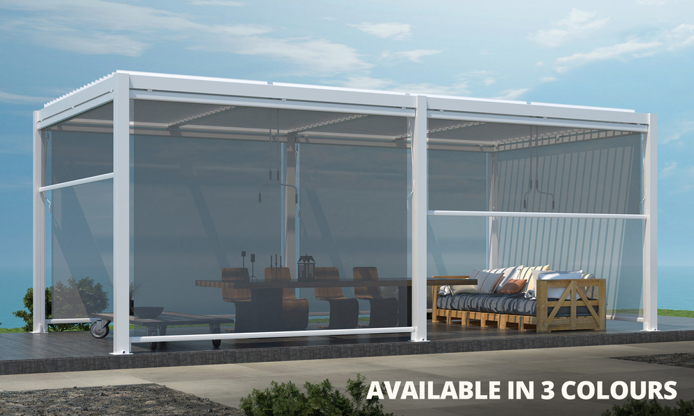 Container Door Ltd | Pergola Drop Down Screen