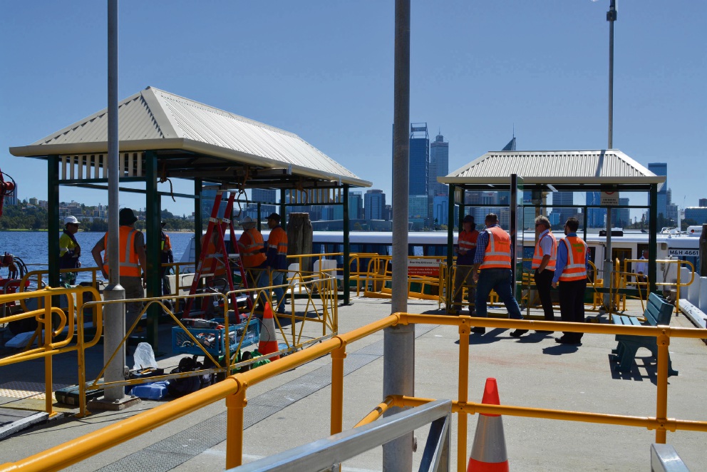 New shelters at South Perth jetty good news for ferry passengers ...