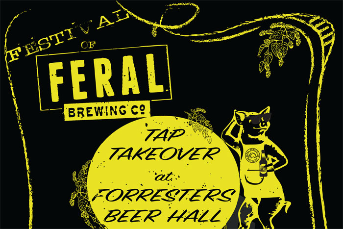 Feral's 50 Tap Takeover at Forester's Hall - The Crafty Pint