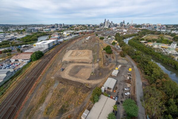 Exhibition & Mayne Yard Construction - Cross River Rail