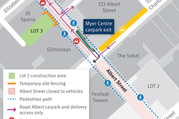 Albert Street Construction - Cross River Rail
