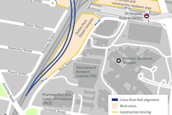 Boggo Road Construction - Cross River Rail