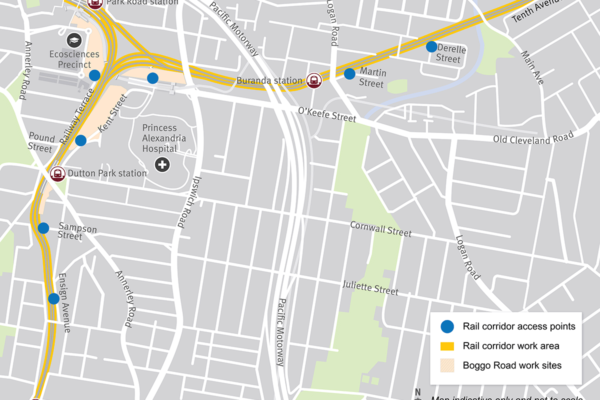Boggo Road Construction - Cross River Rail