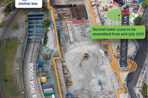 Boggo Road Construction - Cross River Rail