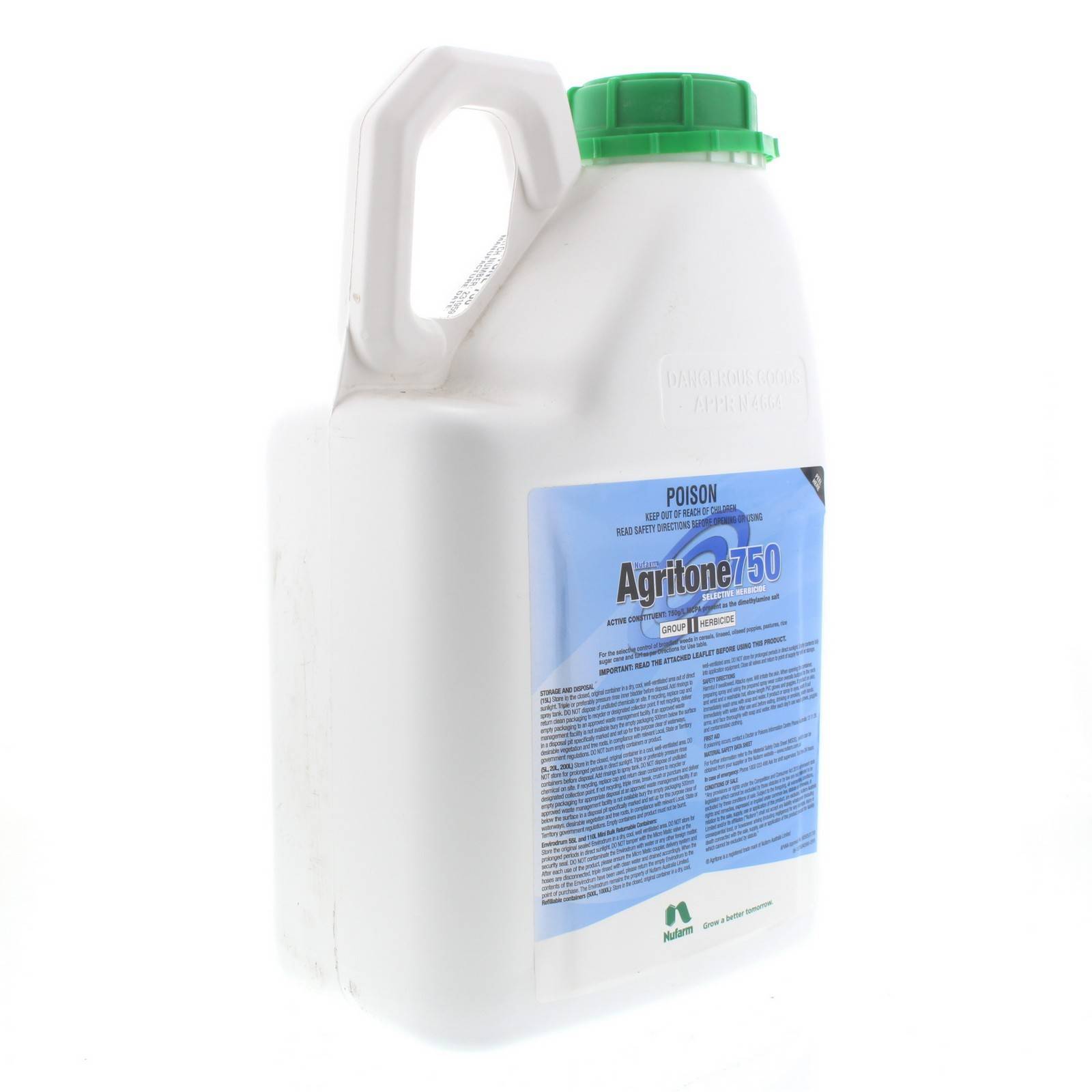 Agritone 750 Selective Herbicide 5L Nufarm 750g/L MCPA Soluble ...