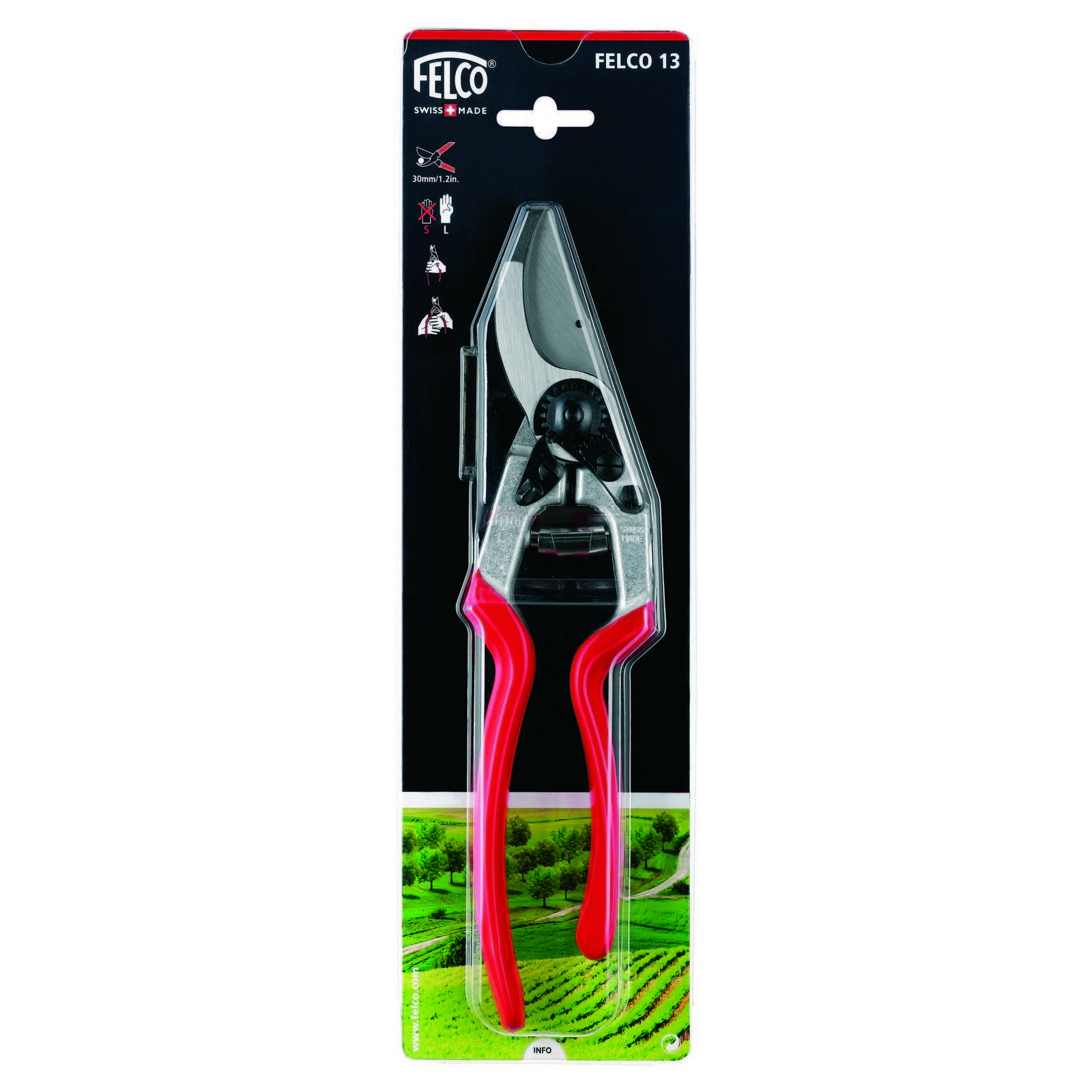 FELCO 13 Pruning Shears / Secateurs - One or Two Handed Swiss Made ...