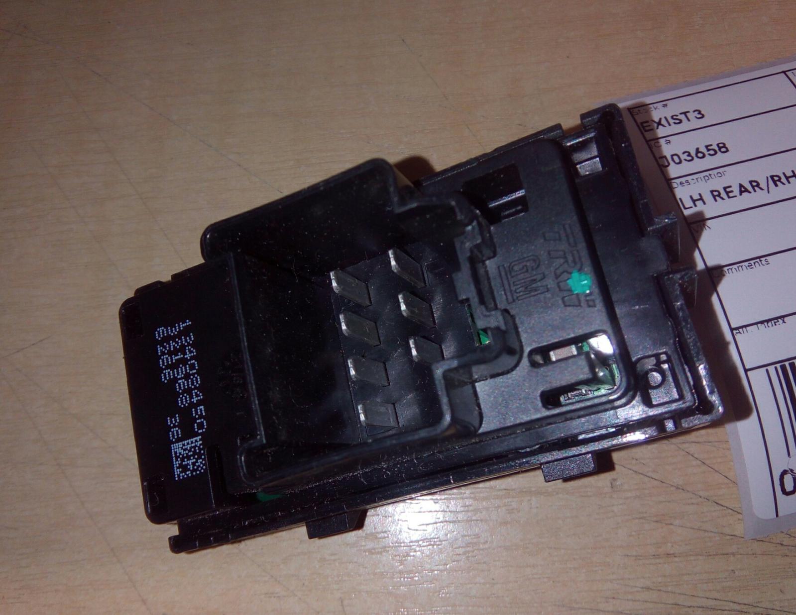 Pwr Dr Wind Switch Astra Holden 2018