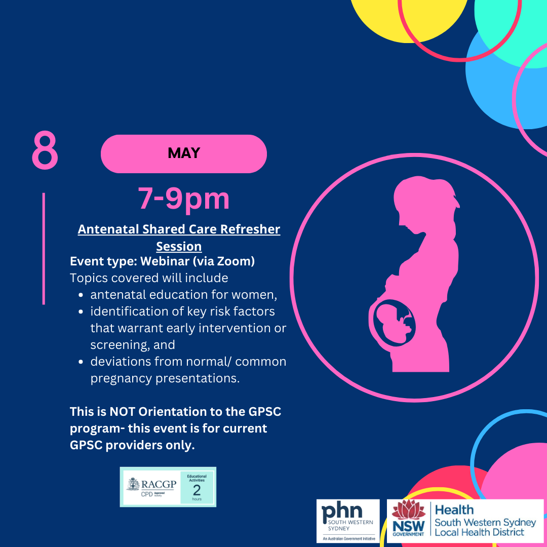 SWSPHN Antenatal Shared Care Program | HealthChat – Your Say on South ...