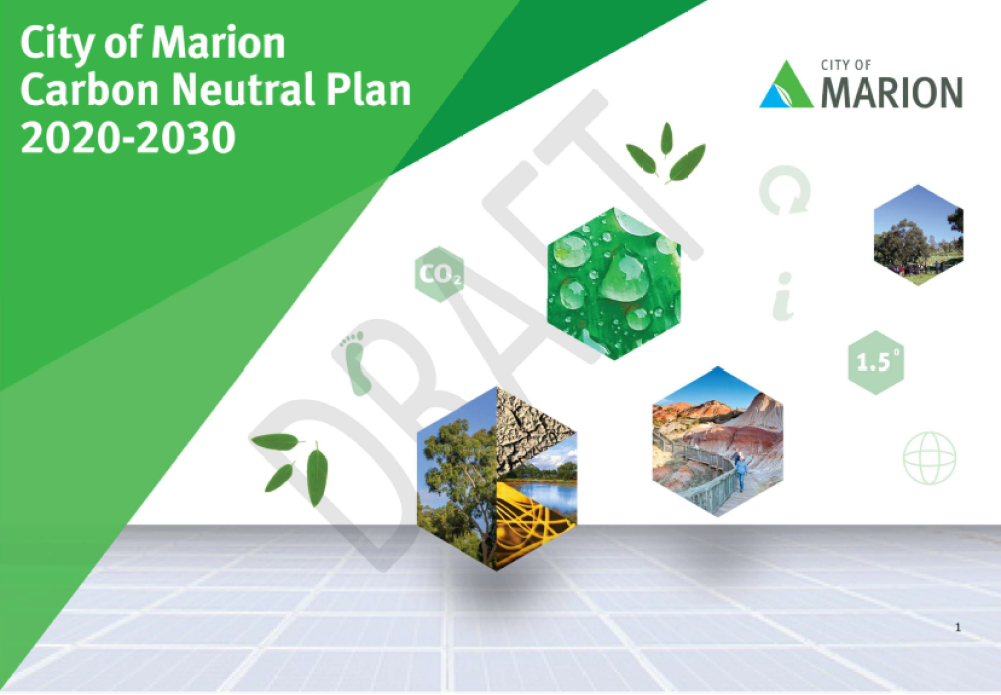 Carbon Neutral Plan 2020 to 2030 | Making Marion