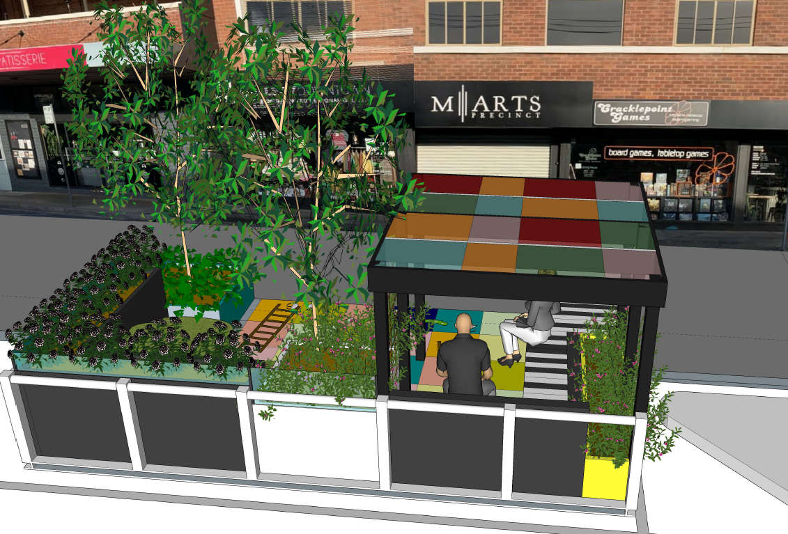 Tweed green parklet, public art and activation | Your Say Tweed