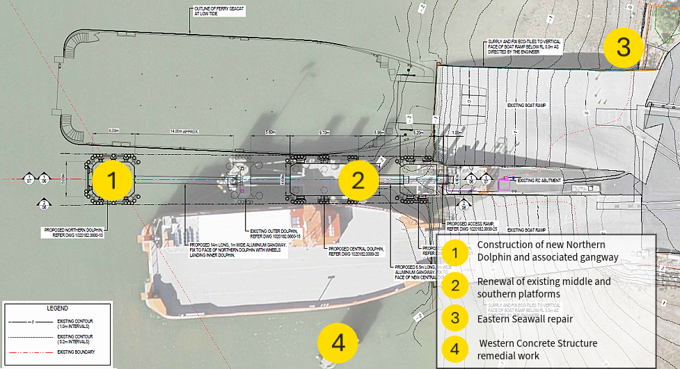 Ferry Terminal Construction - Half Moon Bay | Auckland Transport AT