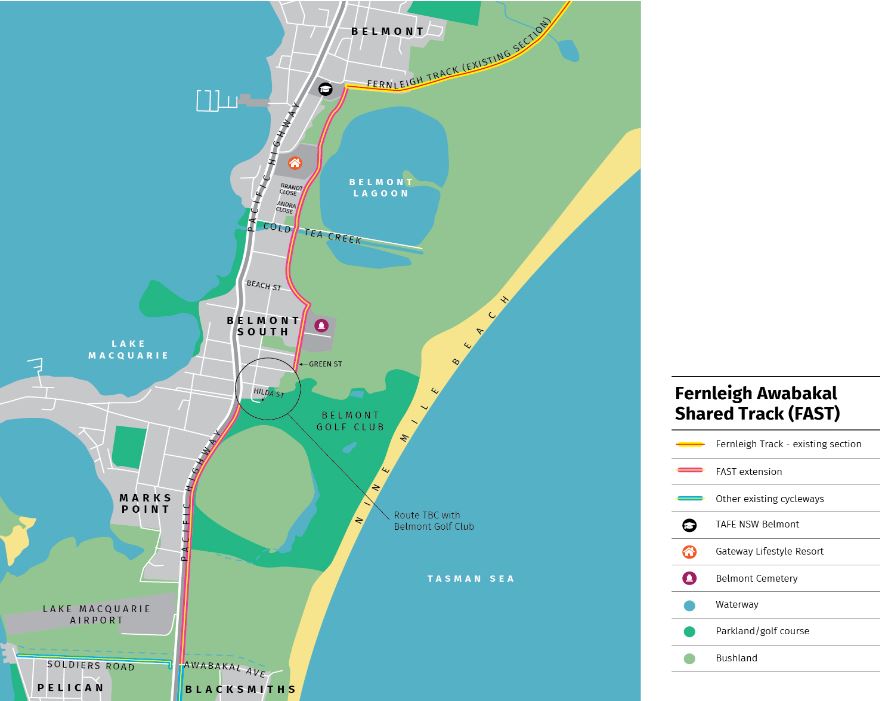 Fernleigh Awabakal Shared Track - FAST | Lake Macquarie