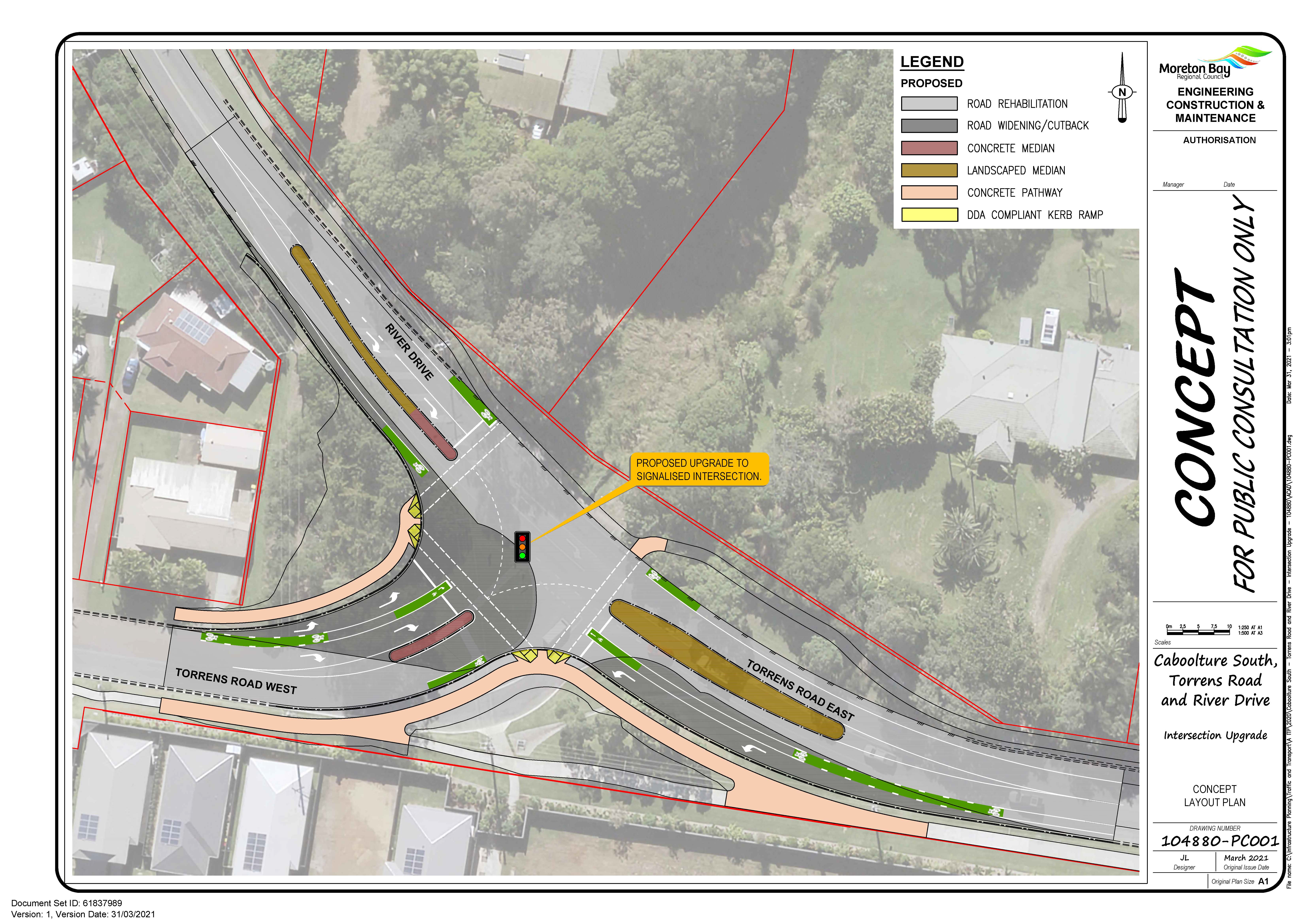 Torrens Road and River Drive, Caboolture - Intersection upgrade | Your ...