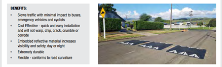 Speed cushion example | Grounsell Crescent Traffic Management | Have ...
