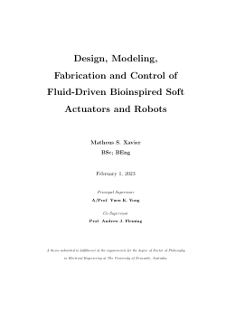 Item - Design, modeling, fabrication and control of fluid-driven ...