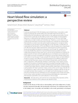 Heart blood flow simulation: A perspective review