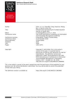 Efficient batch processing for multiple keyword queries on graph data