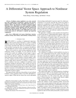 Item - A differential vector space approach to nonlinear system ...