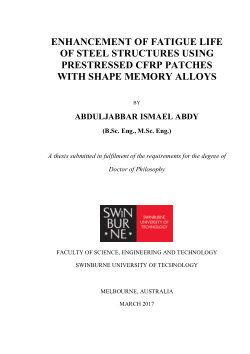 Enhancement of fatigue life of steel structures using prestressed CFRP ...