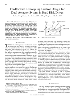 Feedforward decoupling control design for dual-actuator system in hard ...