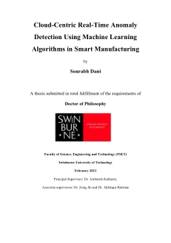 Item - Cloud-Centric Real-Time Anomaly Detection Using Machine Learning ...