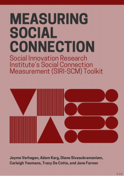 Item - Measuring Social Connection: Social Innovation Research ...