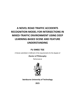 A novel road traffic accidents recognition model for intersections in mixed-traffic environment ...