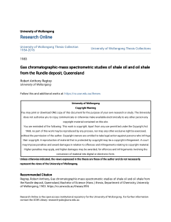 Item - Gas chromatographic-mass spectrometric studies of shale oil and ...