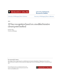 3D face recognition based on a modified iterative closest point method