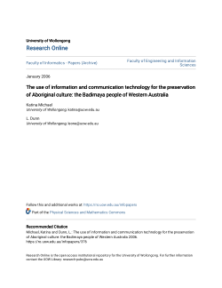 Item - The use of information and communication technology for the ...
