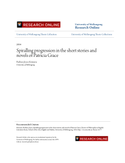 Item - Spiralling progression in the short stories and novels of ...