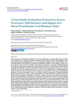 A case study evaluation protocol to assess processes, effectiveness and ...