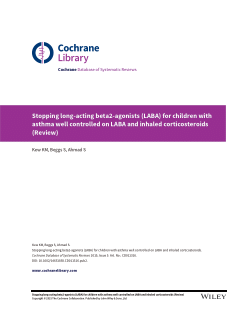 Item - Stopping long-acting beta2-agonists (LABA) for children with ...