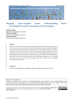 Item - Mapping cyber-enabled crime: understanding police investigations ...
