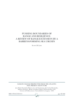 Item - Pushing boundaries of range and resilience: a review of range ...