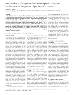 New evidence of magmatic-fluid-related phyllic alteration: Implications ...