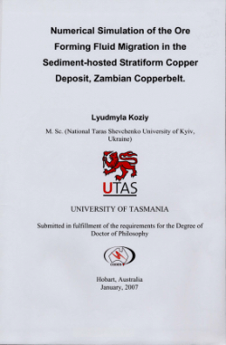Item - Numerical simulation of the ore forming fluid migration in the ...
