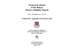Item - Textural evolution of the Hellyer massive sulphide deposit ...