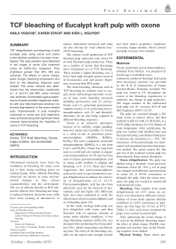 TCF bleaching of eucalypt kraft pulp with oxone